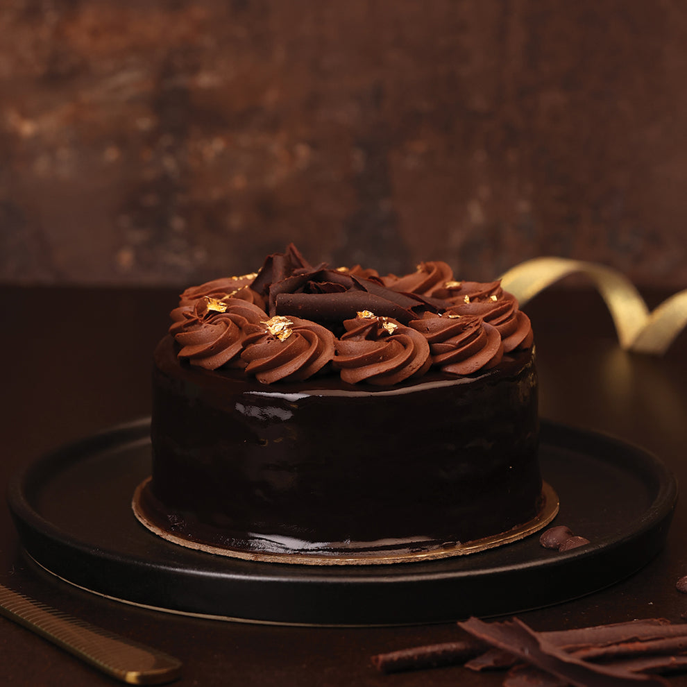 Belgian Chocolate Truffle Cake – Zoet Custard & Co.